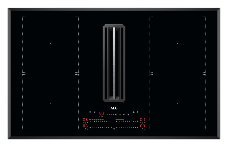 AEG CCE84751FB 83cm Recirculating Air Venting Flex Induction Hob ...