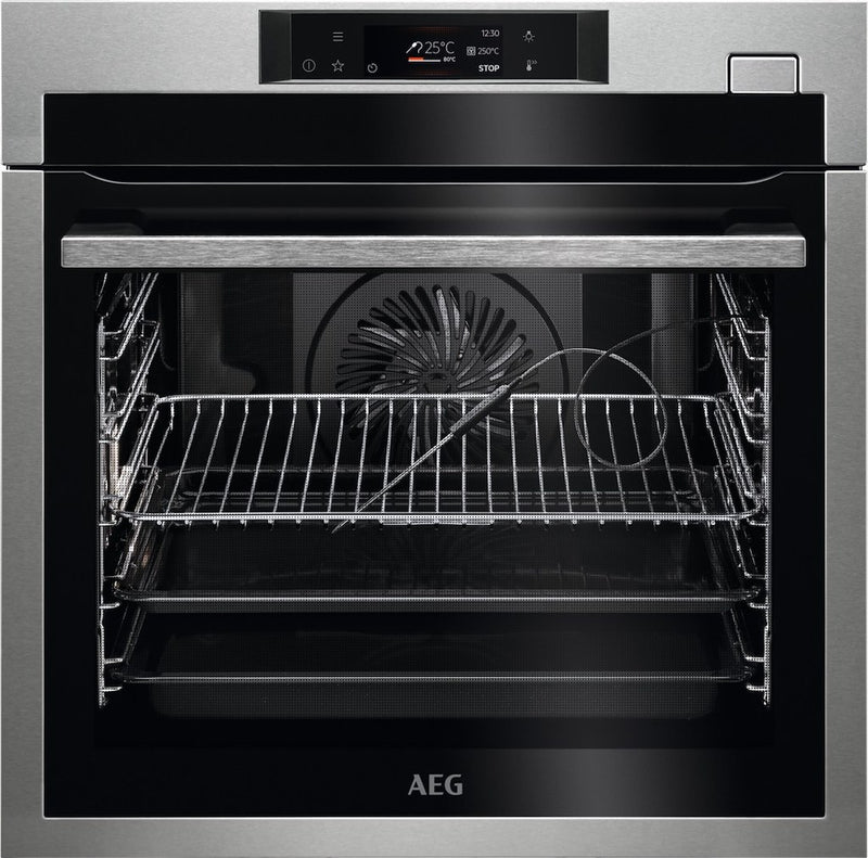 AEG BSE782380M 8000 SteamBoost Built-In Single Oven ...