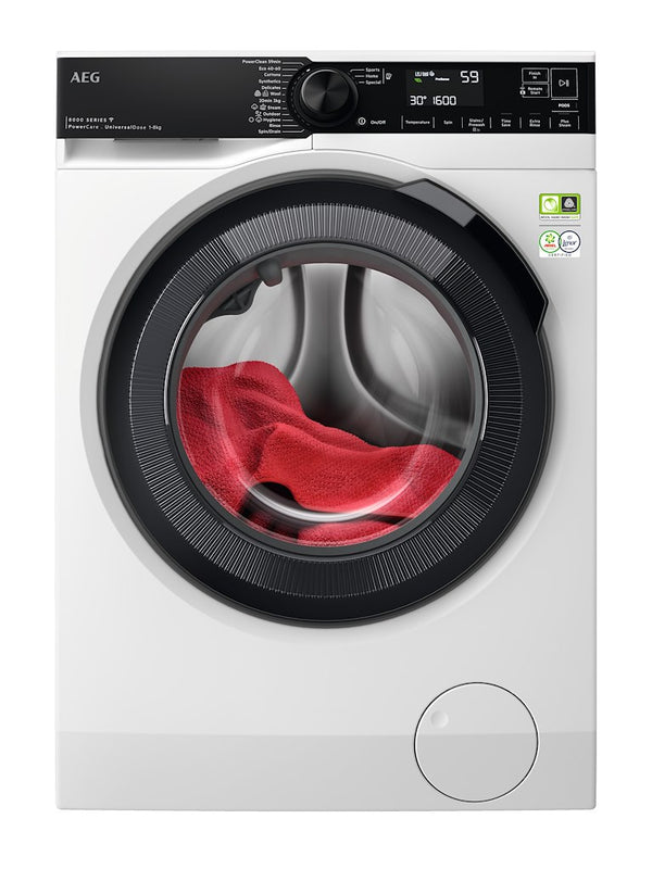 AEG LFR84866UC 8000+Series UniversalDose Front Loading 8kg Washing Mac ...