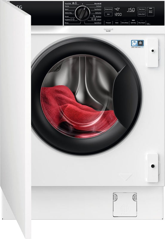 AEG LF7C8636BI 7000 Series Front Loading Full Size 8kg Washing Machine ...