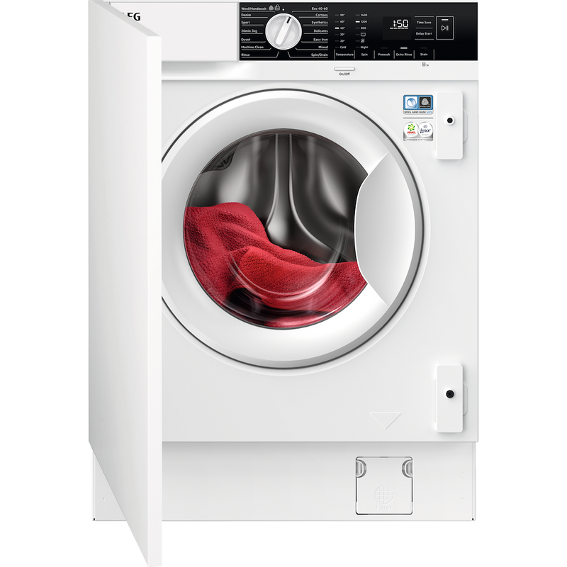 AEG LFX6G7434BI 6000 Series Front Loading Full Size 7kg Washing Machin ...